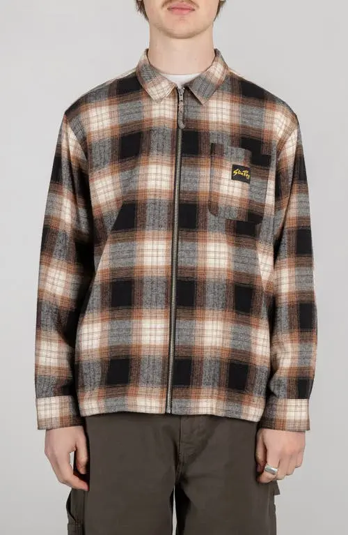 STAN RAY Plaid Zip Overshirt