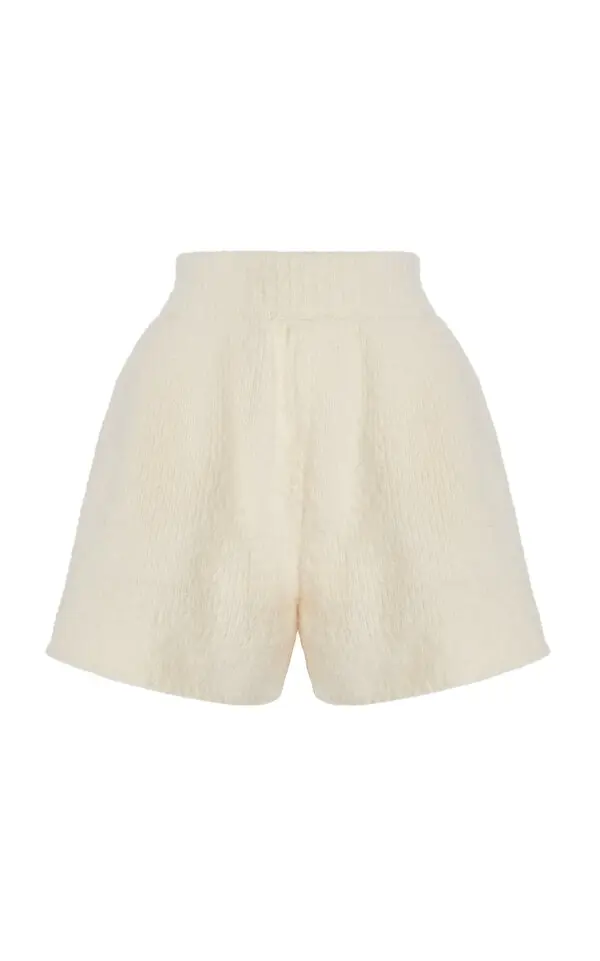 AISLING CAMPS Felted Knit Shorts