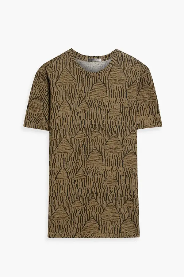 Isabel Marant Printed Linenjersey Tshirt