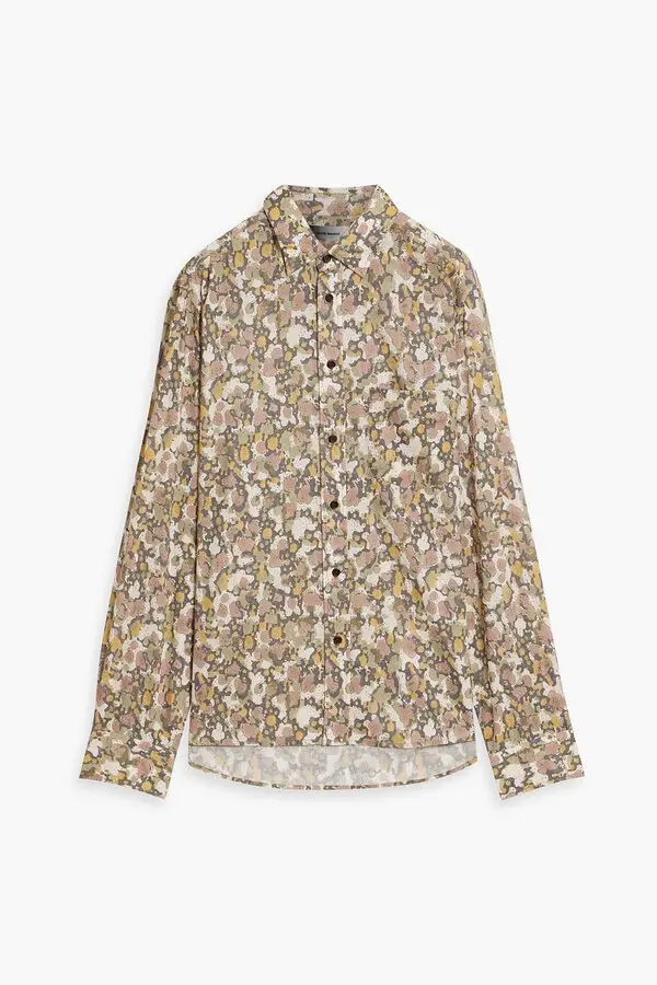 Isabel Marant Ilakob Printed Cottonpoplin Shirt