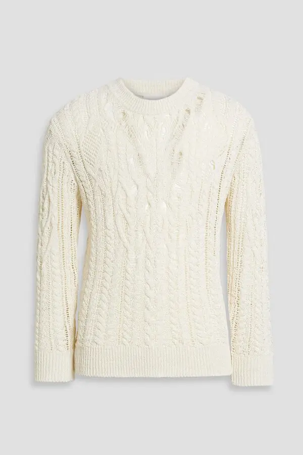 Isabel Marant Felix Cable-knit Sweater