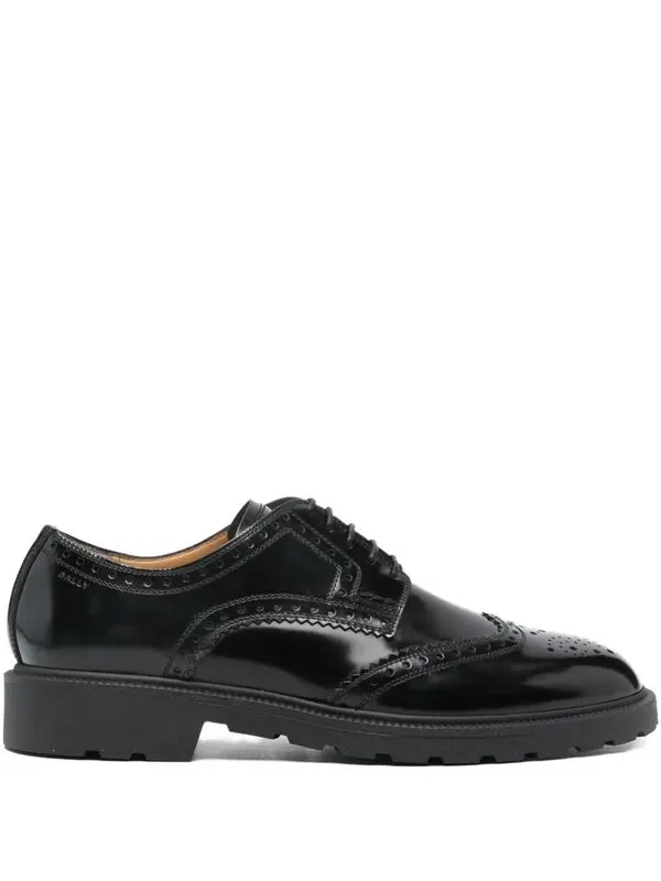 Bally Brogue Detailing Flat Shoes