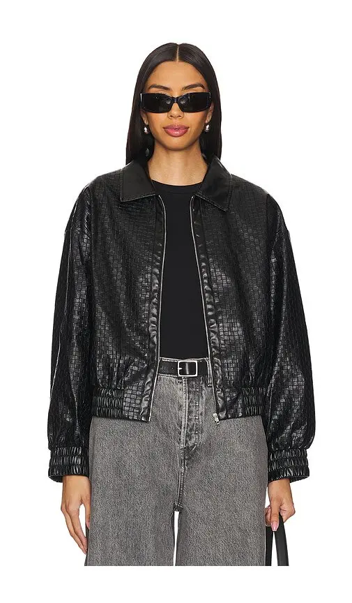 Superdown Alia Faux Leather Jacket