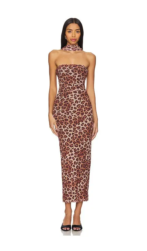 RUNAWAY THE LABEL Antonie Midi Dress