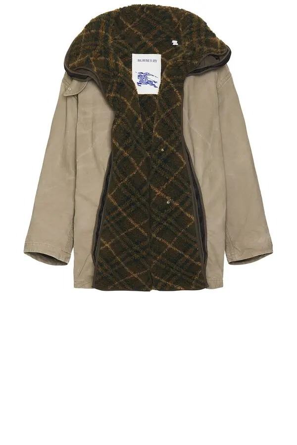 Burberry Washed Zip Layer Parka