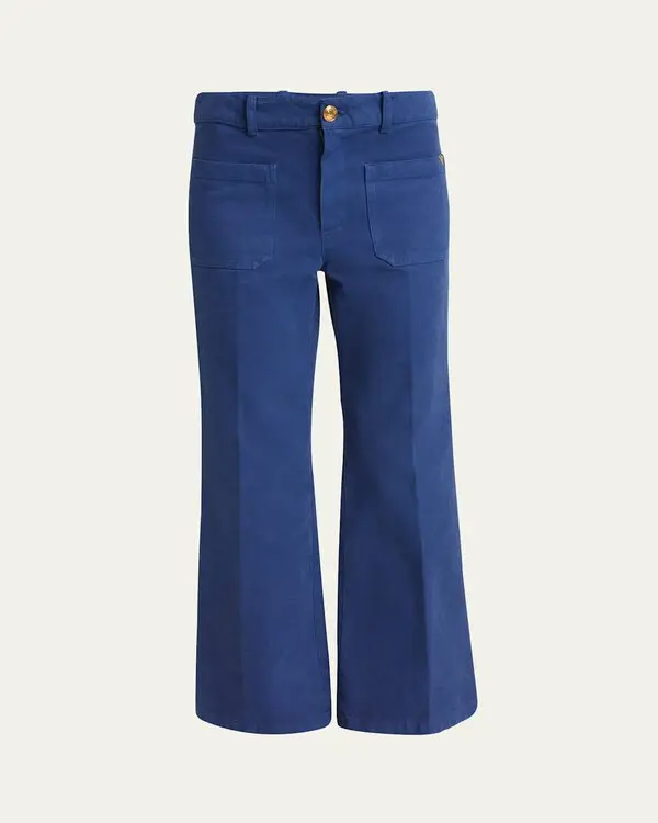 Chloé Cropped Bootcut Trousers