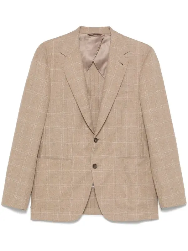 Canali Checked Blazer