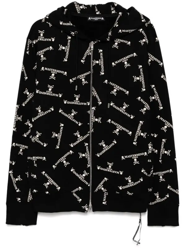 MASTERMIND WORLD Monogram Zip Hoodie