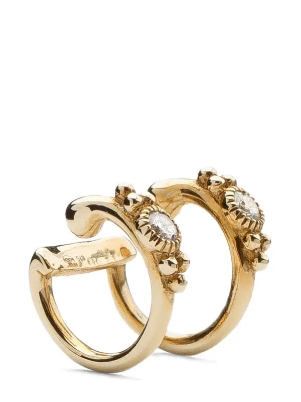 DE JAEGHER 18kt Yellow Diamond Earcuff - Gold
