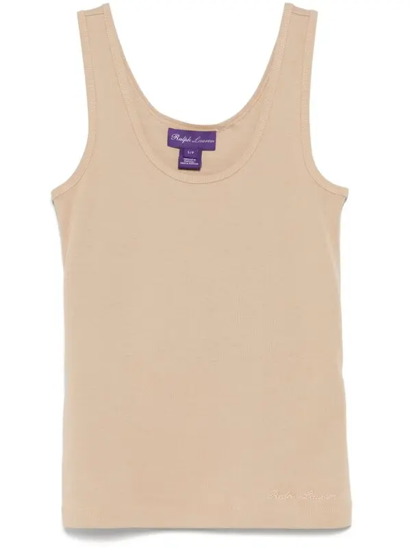 Ralph Lauren Fine-ribbed Tank Top - Neutrals