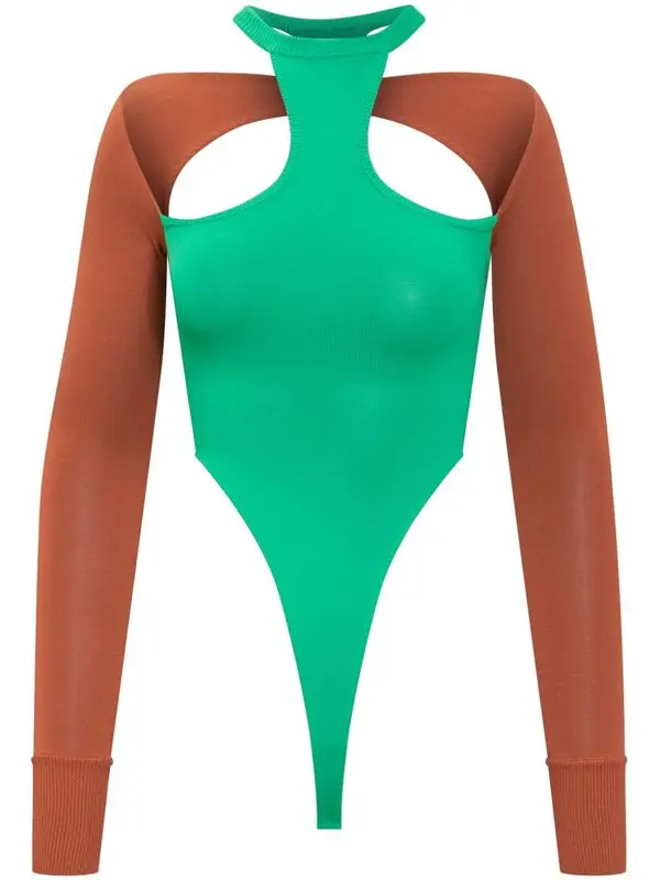 ALESSANDRO VIGILANTE Two-tone Bodysuit