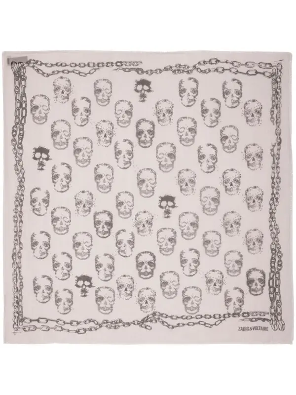 Zadig&Voltaire Kerry Scarf - Neutrals