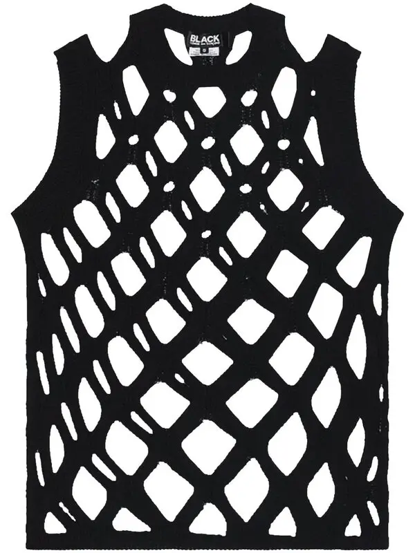 Comme Des Garçons Open-knit Top