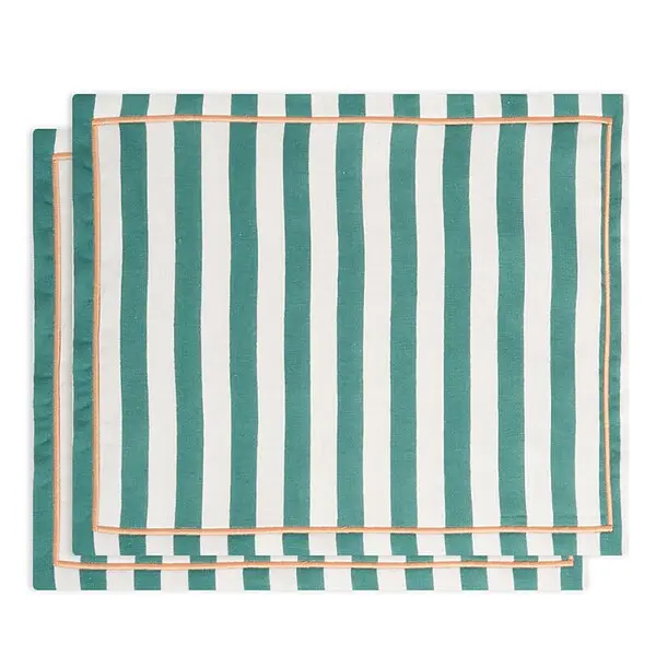 La DoubleJ Stripe Linen Placemat, Set Of 2