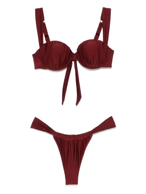 NOIRE SWIMWEAR Mahogany Bikini Set