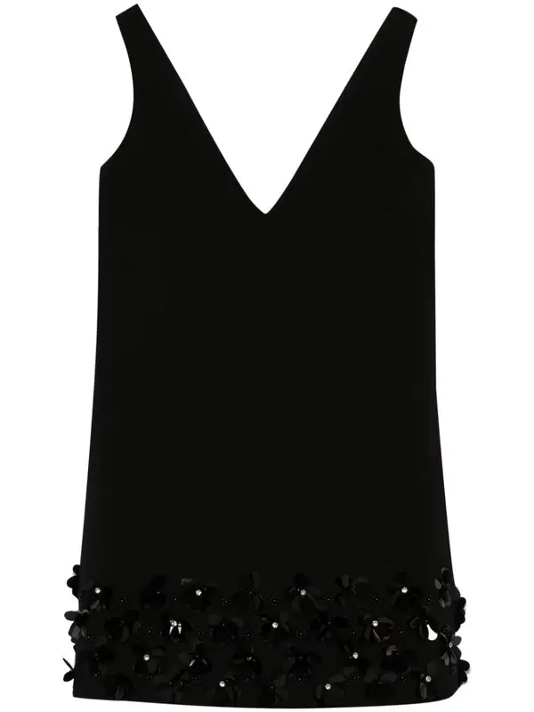 SELF-PORTRAIT 3d-sequin Crepe Mini Dress