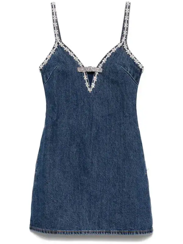 blue strapless corset dress CRYSTAL Corset Gown