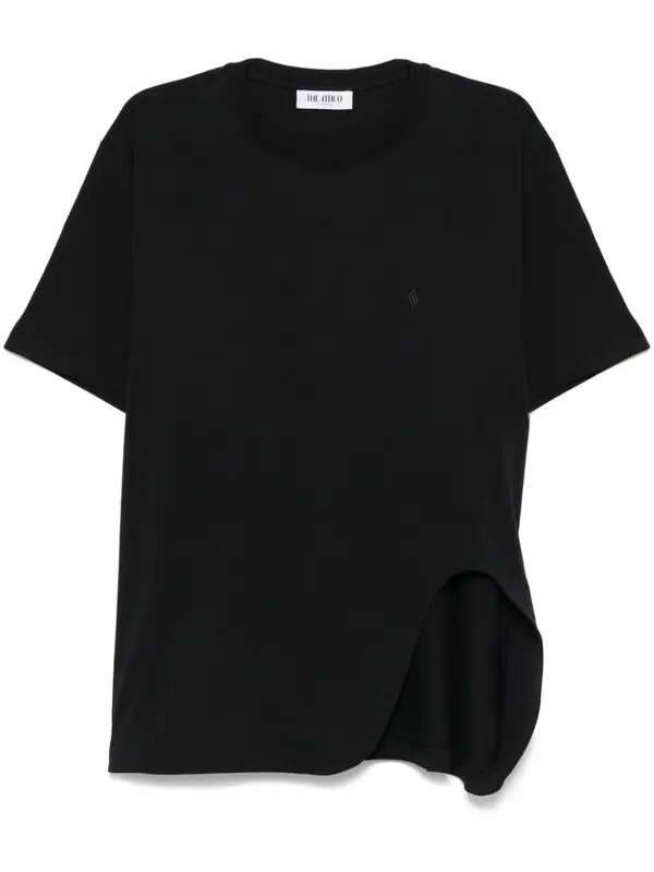 Attico Cotton T-shirt - Black