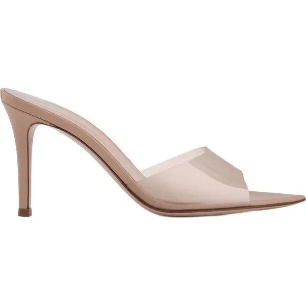 GIANVITO ROSSI Elle 85 Mules - Beige