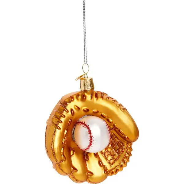 OLD WORLD CHRISTMAS Baseball Mit Christmas Ornament