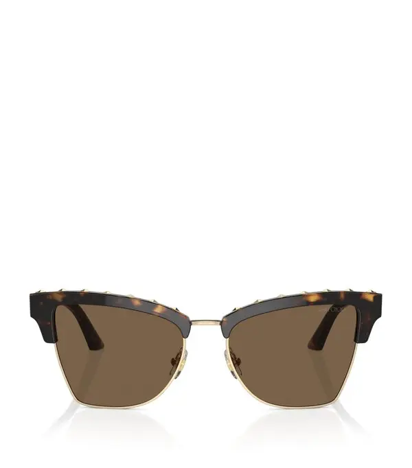 JIMMY CHOO Acetate Sunglasses - Brown