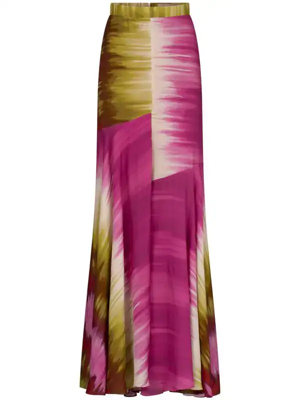 Silvia Tcherassi Shane Maxi Skirt Purple Editorialist