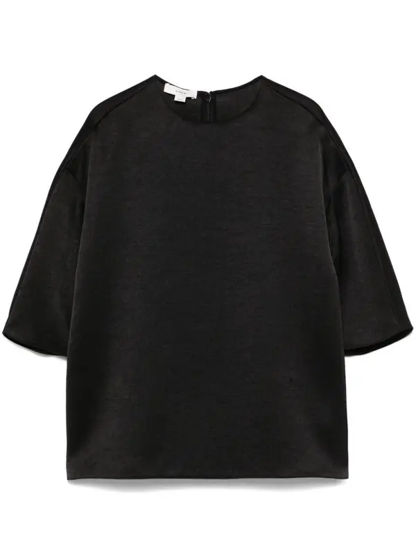 Vince Satin Blouse - Black