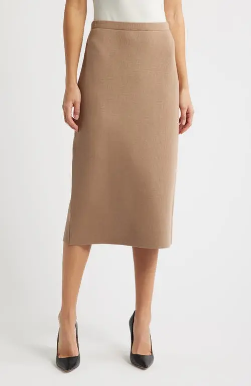 TAHARI ASL Knit Midi Skirt