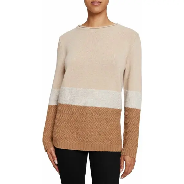 Santorelli Dora Color Block Sweater