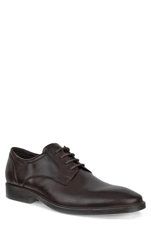 Ecco Metropole Milan Derby Lace Up - Cocoa Brown