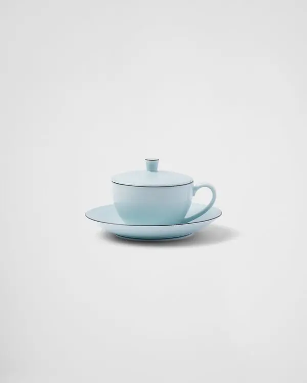 Prada Porcelain Cappuccino Cup Celadon