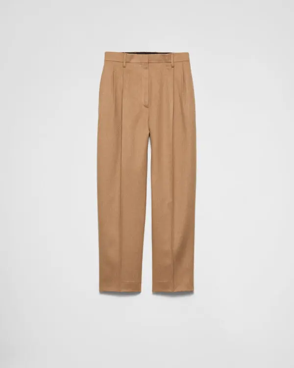 Prada Camel-hair Trousers