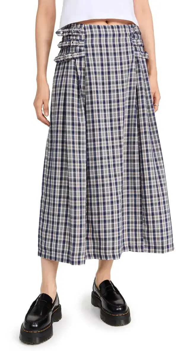The Ragged Priest Roary Check Skirt In Multi 75% Off Editorialist