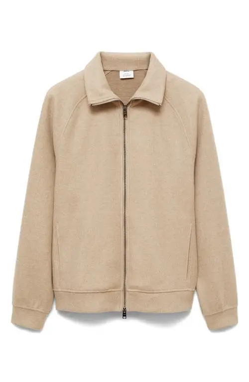 Mango Regular Fit Sweater Jacket