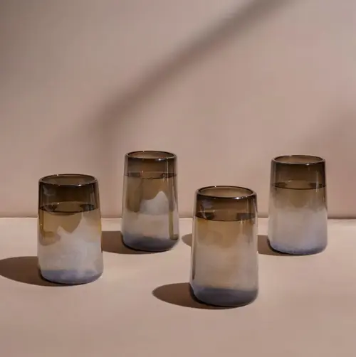 MESO GOODS Mario Tall Luster Glassset Of 4