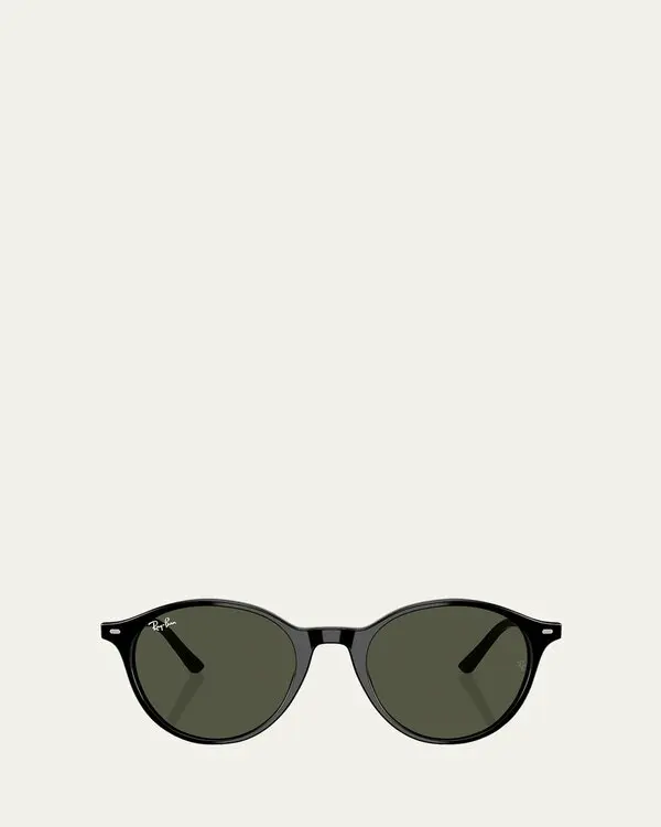Ray-ban Bernard Round Frame Sunglasses - Black