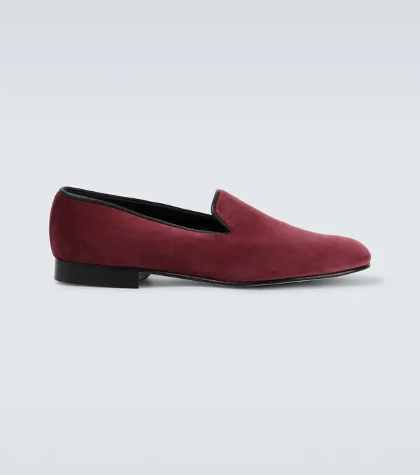 George Cleverley Albert Velvet Loafers