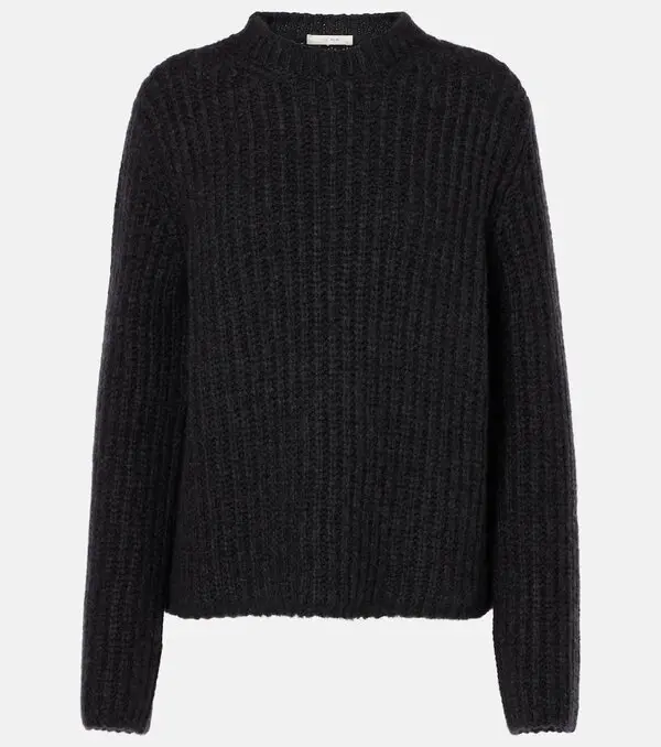 THE ROW Idli Cashmere And Silk Sweater - Grey