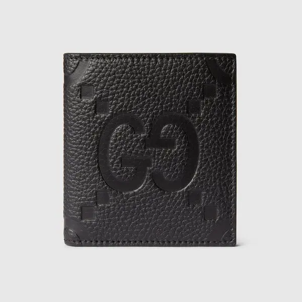 Gucci Gg Jumbo Bi-fold Wallet Leather