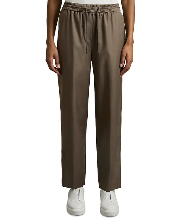 REISS Tapered Tie Waist Trousers