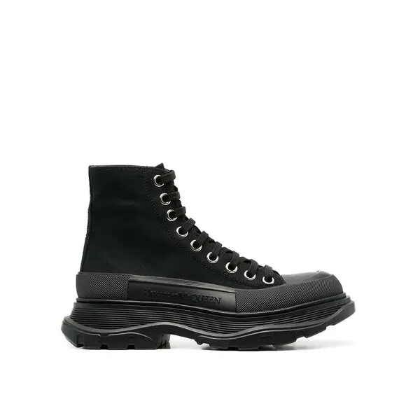 Alexander McQueen Tread Slick High-top Sneakers - Black