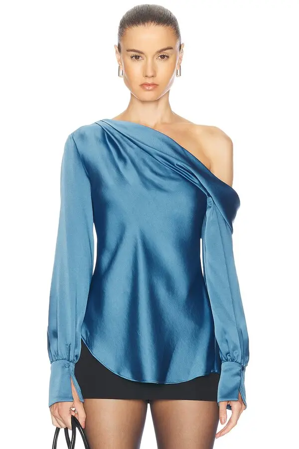 Simkhai Alice One Shoulder Top - Celestial