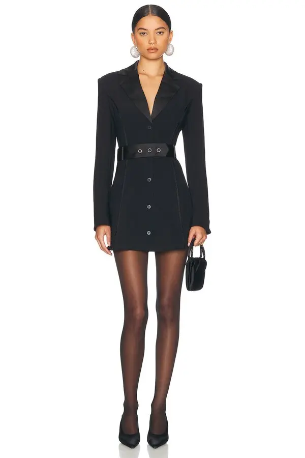 Fleur Du Mal Tux Mini Dress