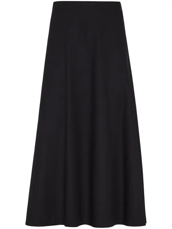 Brunello Cucinelli Twill Midi Skirt