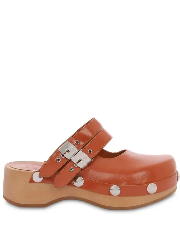Philosophy Di Lorenzo Serafini Double Buckle Mules - Brown