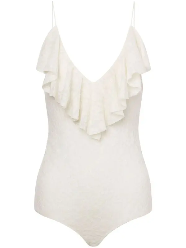 Philosophy Di Lorenzo Serafini Ruffle-detailing Bodysuit