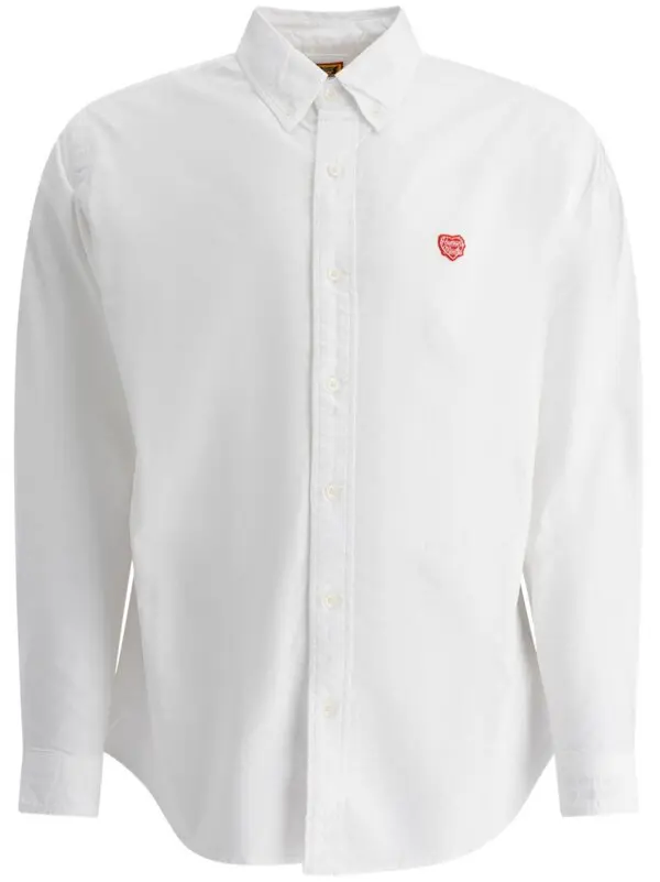 HUMAN MADE Button-down Cotton Shirt - White
