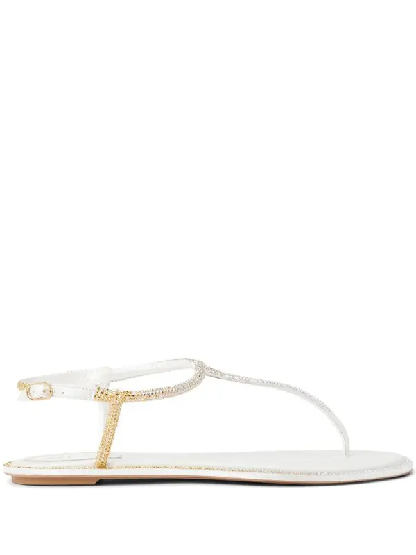 Rene Caovilla Diana Sandals - Silver