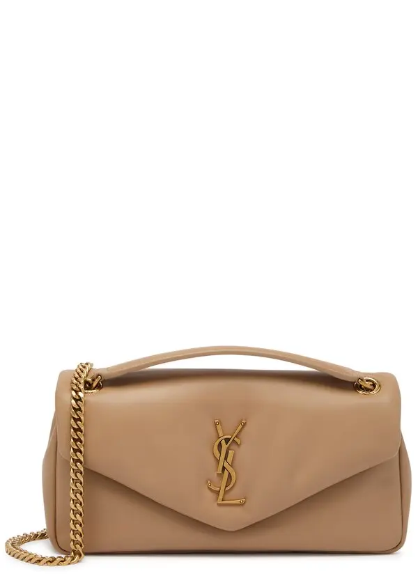 Saint Laurent Calypso Small Shoulder Bag - Beige