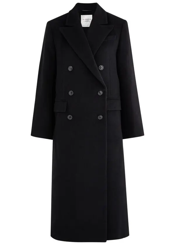 Almada Label Drew Double-breasted Wool-blend Coat
